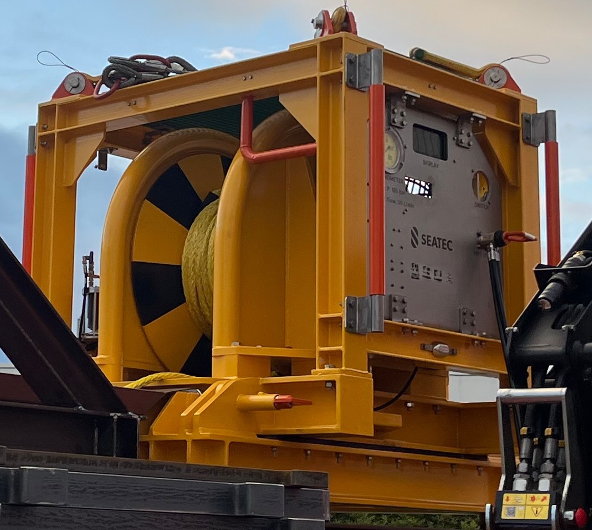 Seatec delivered special ROV subsea winch system - Seatec
